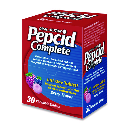 Complete Dual-Action Antacid, Berry Flavor, 30/Box – Alms Marketplace