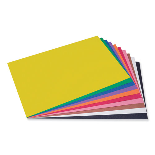 SunWorks Construction Paper, 50 lb Text Weight, 12 x 18, Assorted, 50 ...