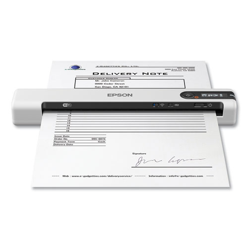 DS-80W Wireless Portable Document Scanner, 600 dpi Optical Resolution ...